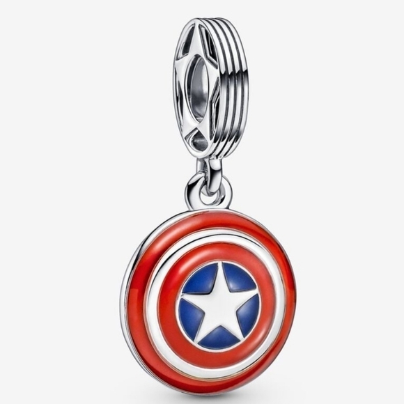 Pandora | Jewelry | Pandora Marvel The Avengers Captain America Shield ...